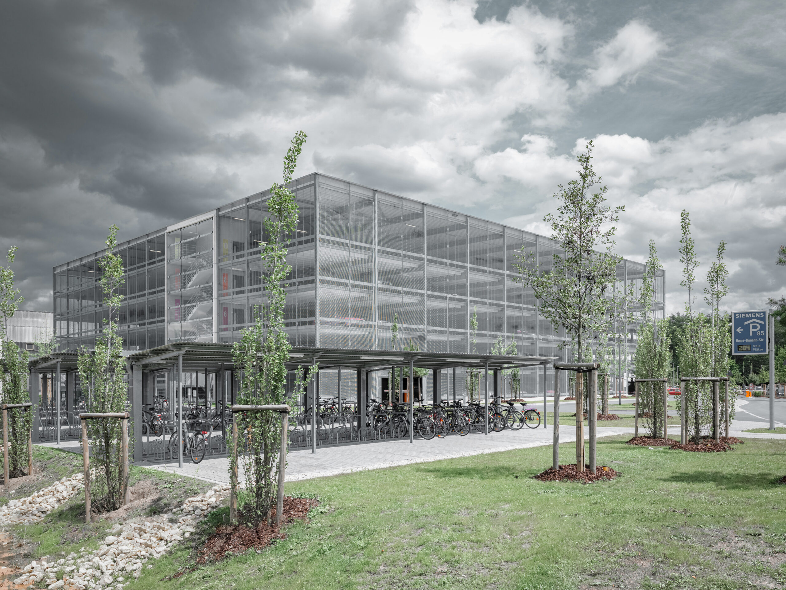 Erlangen, Siemens Car Parks 84 and 85 - HUBER Parking