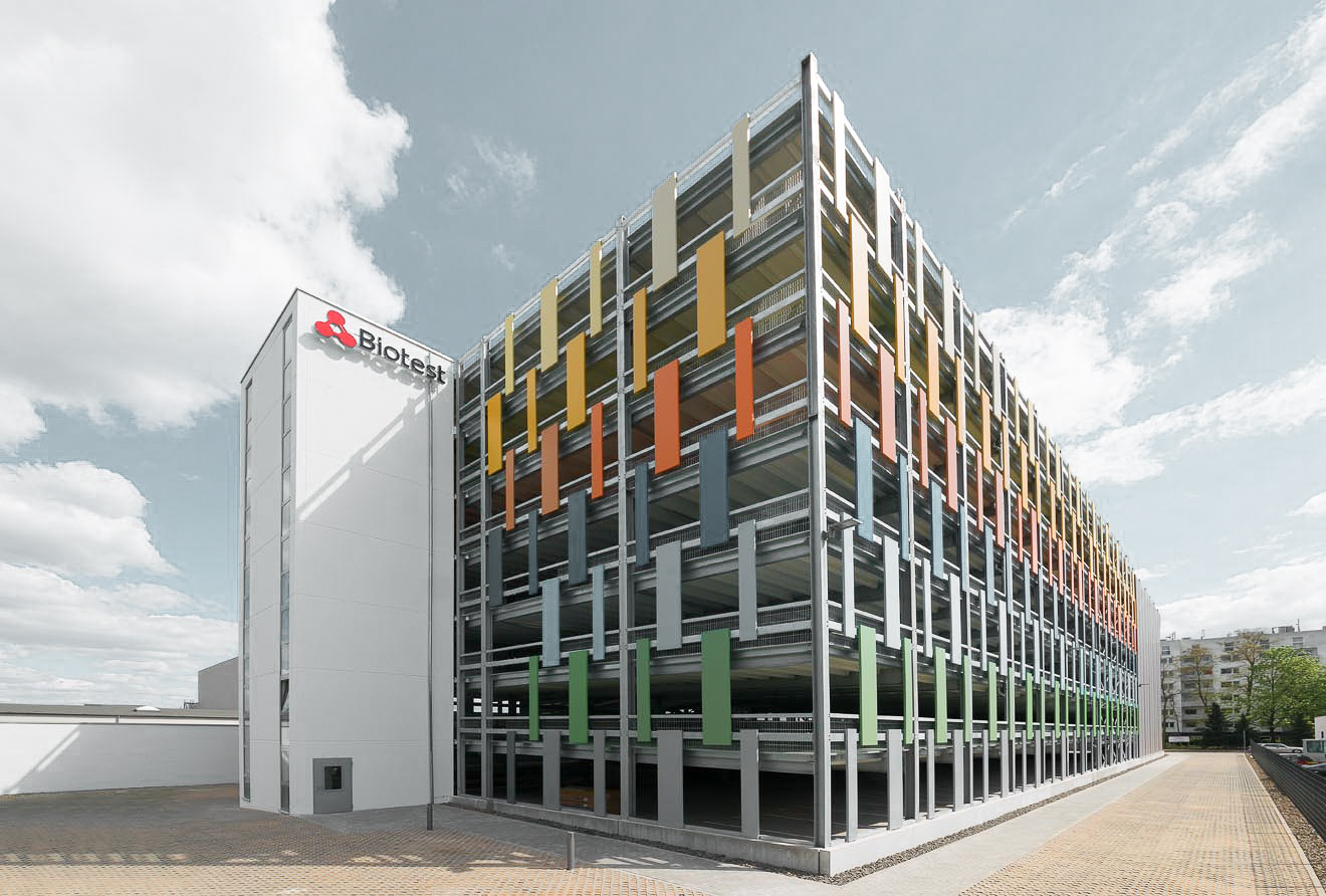 Dreieich, Biotest Pharma Car Park - HUBER Parking
